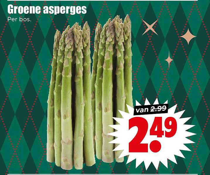 Groene Asperges Aanbieding bij Dirk - FolderFeest.nl