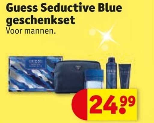 Guess Seductive Blue Geschenkset Aanbieding bij Kruidvat - FolderFeest.nl