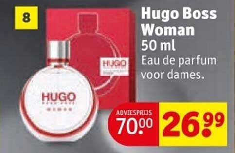 Hugo Boss Deep Red 50 Ml Eau De Parfum Voor Dames. Aanbieding bij ...