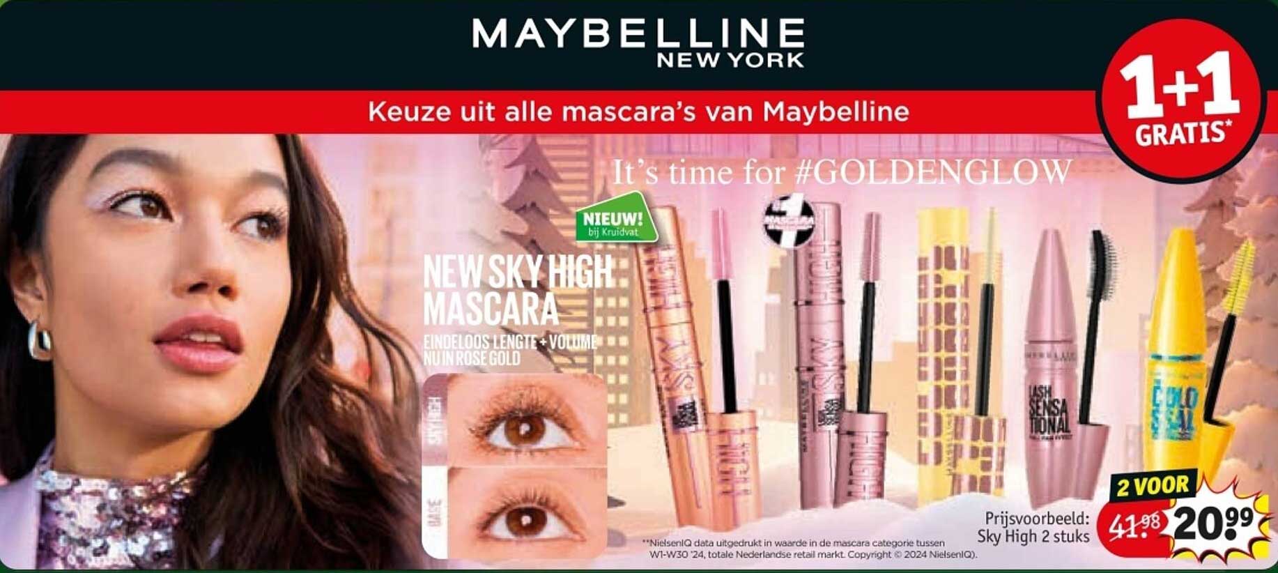 Keuze Uit Alle Mascara's Van Maybelline Aanbieding bij Kruidvat ...