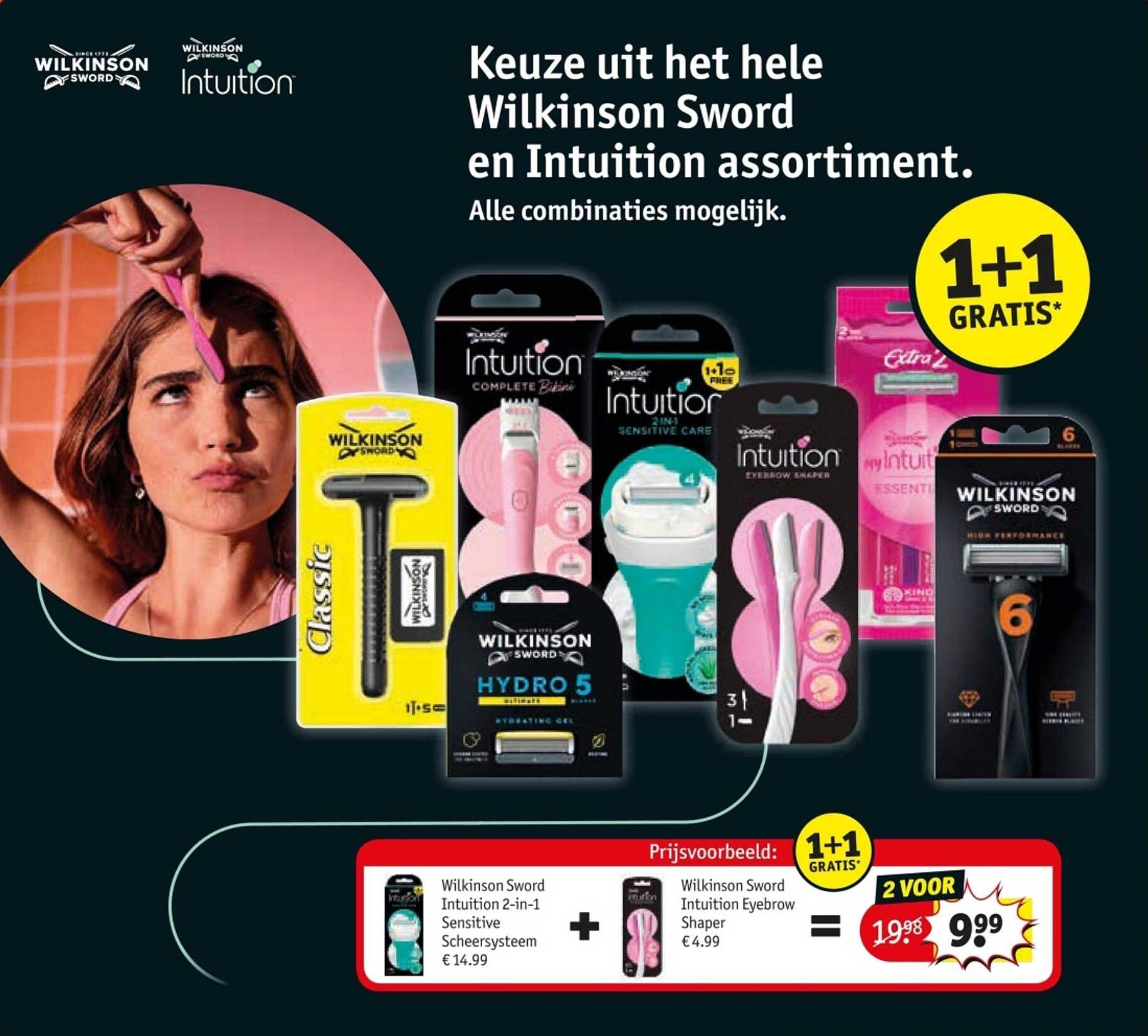 Keuze Uit Het Hele Wilkinson Sword En Intuition Assortiment. Alle ...