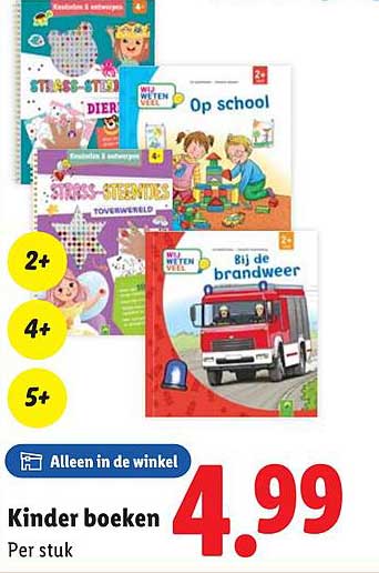 Kinder Boeken Aanbieding bij Lidl - FolderFeest.nl