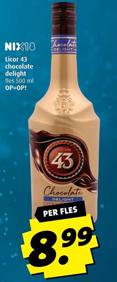 Licor 43 Chocolate Delight Aanbieding bij Dirk - FolderFeest.nl
