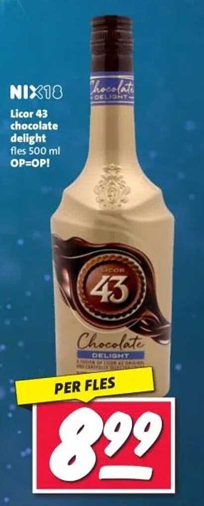 Licor 43 Chocolate Delight Aanbieding bij Dirk - FolderFeest.nl