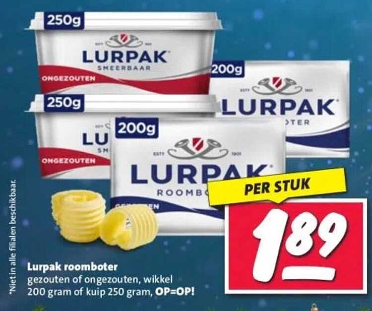 Lurpak Roomboter Aanbieding bij Nettorama - FolderFeest.nl