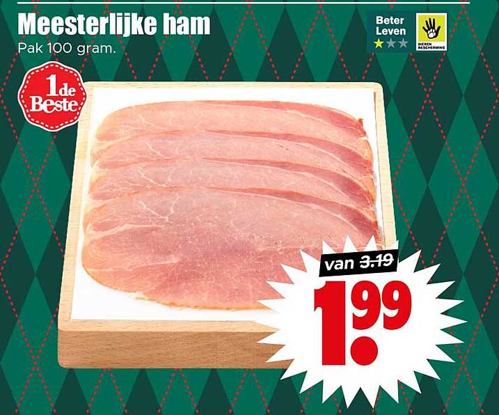 Meesterlijke Ham Aanbieding bij Dirk - FolderFeest.nl
