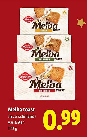 Melba Toast Aanbieding bij Lidl - FolderFeest.nl