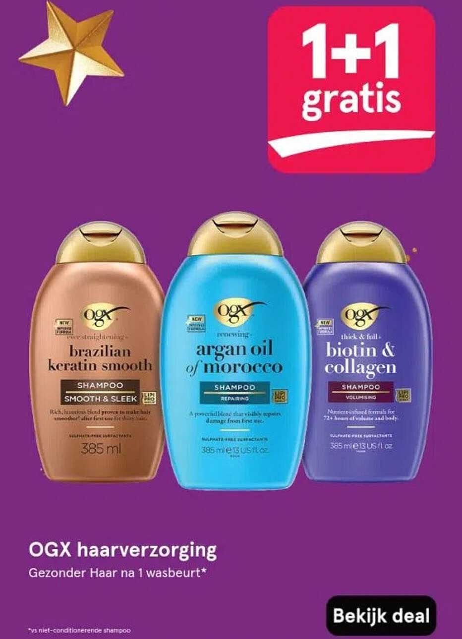 Ogx Haarverzorging Aanbieding bij Etos - FolderFeest.nl