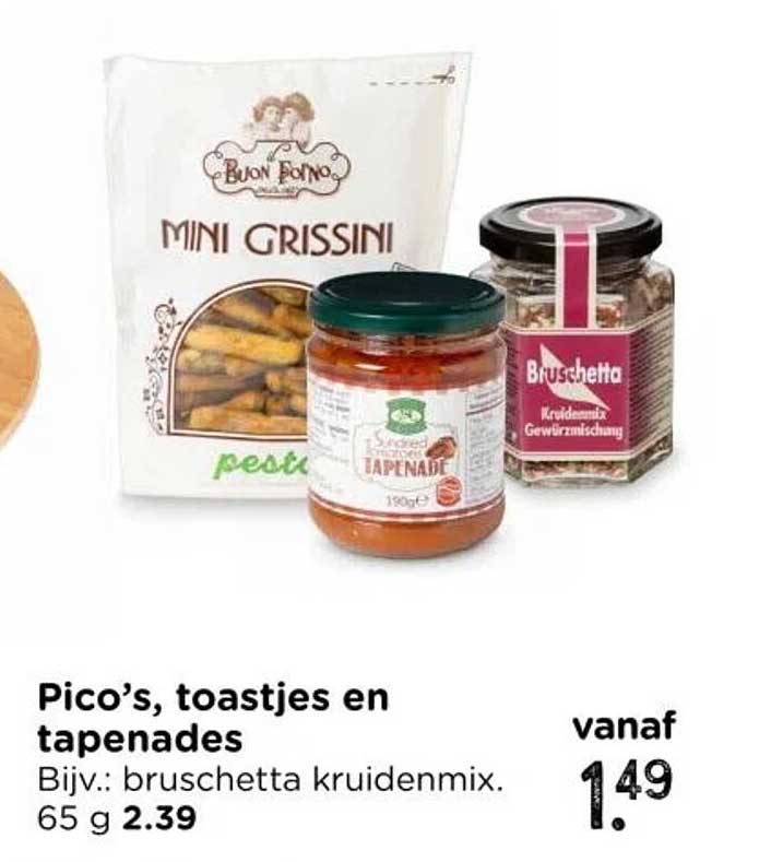 Pico’s, Toastjes En Tapenades Aanbieding bij Xenos - FolderFeest.nl