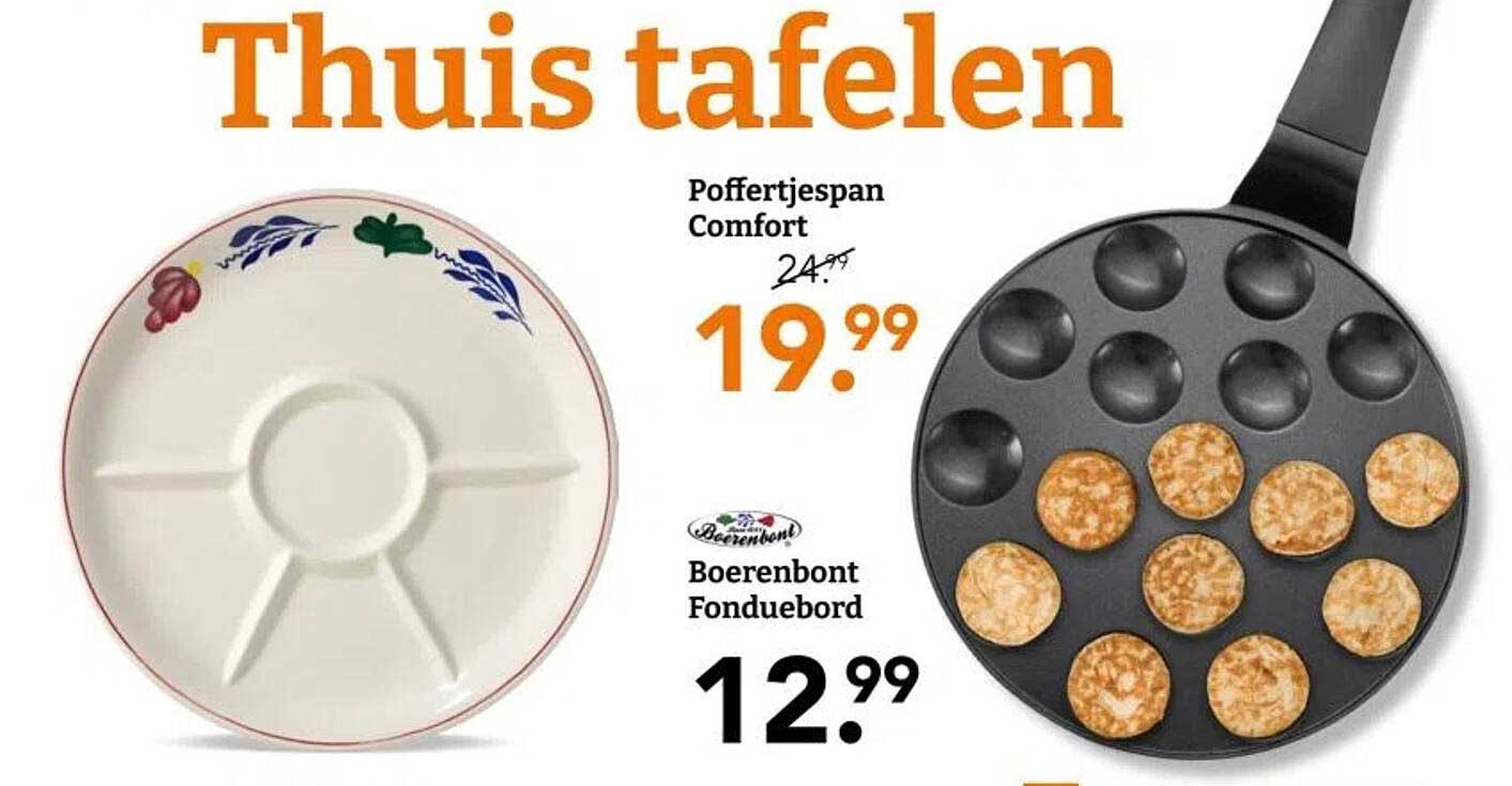 Poffertjespan Comfort Aanbieding bij Blokker - FolderFeest.nl