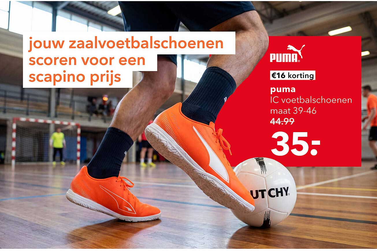 Puma Ic Voetbalschoenen Maat 33-39 Aanbieding bij Scapino - FolderFeest.nl