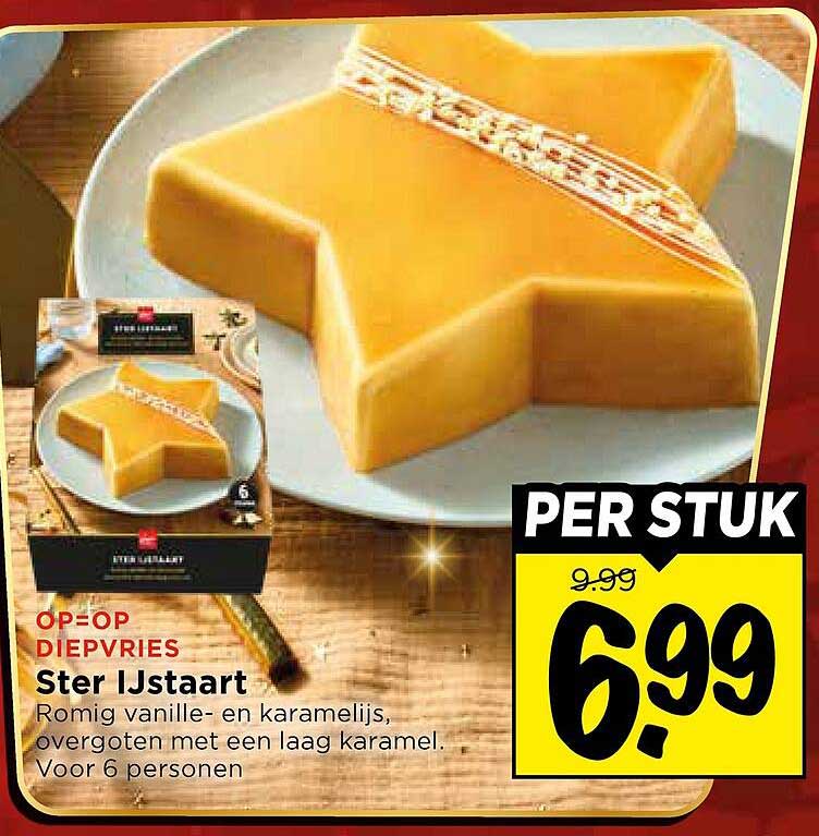 Ster Ijstaart Aanbieding bij Vomar - FolderFeest.nl