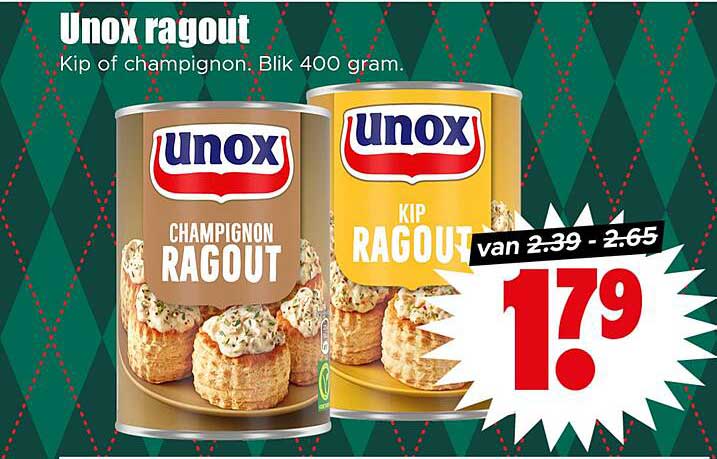 Unox Ragout Aanbieding bij Dirk - FolderFeest.nl