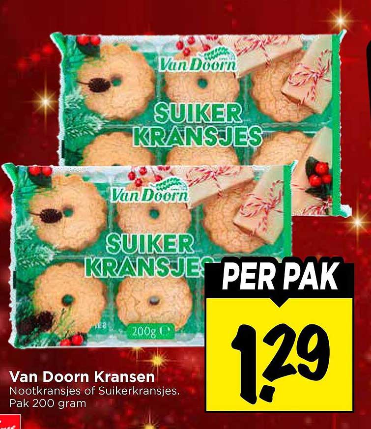 Van Doorn Kransen Nootkransjes Of Suikerkransjes. Pak 200 Gram ...