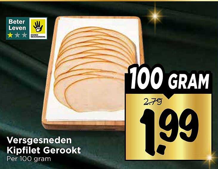 Versgesneden Kipfilet Gerookt Aanbieding bij Vomar - FolderFeest.nl