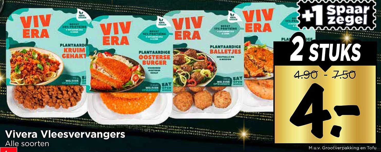 Vivera Vleesvervangers Alle Soorten Aanbieding bij Vomar - FolderFeest.nl