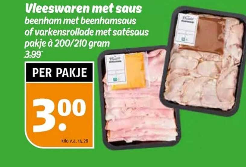 Vleeswaren Met Saus Beenham Met Beenhamsaus Of Varkensrollade Met ...