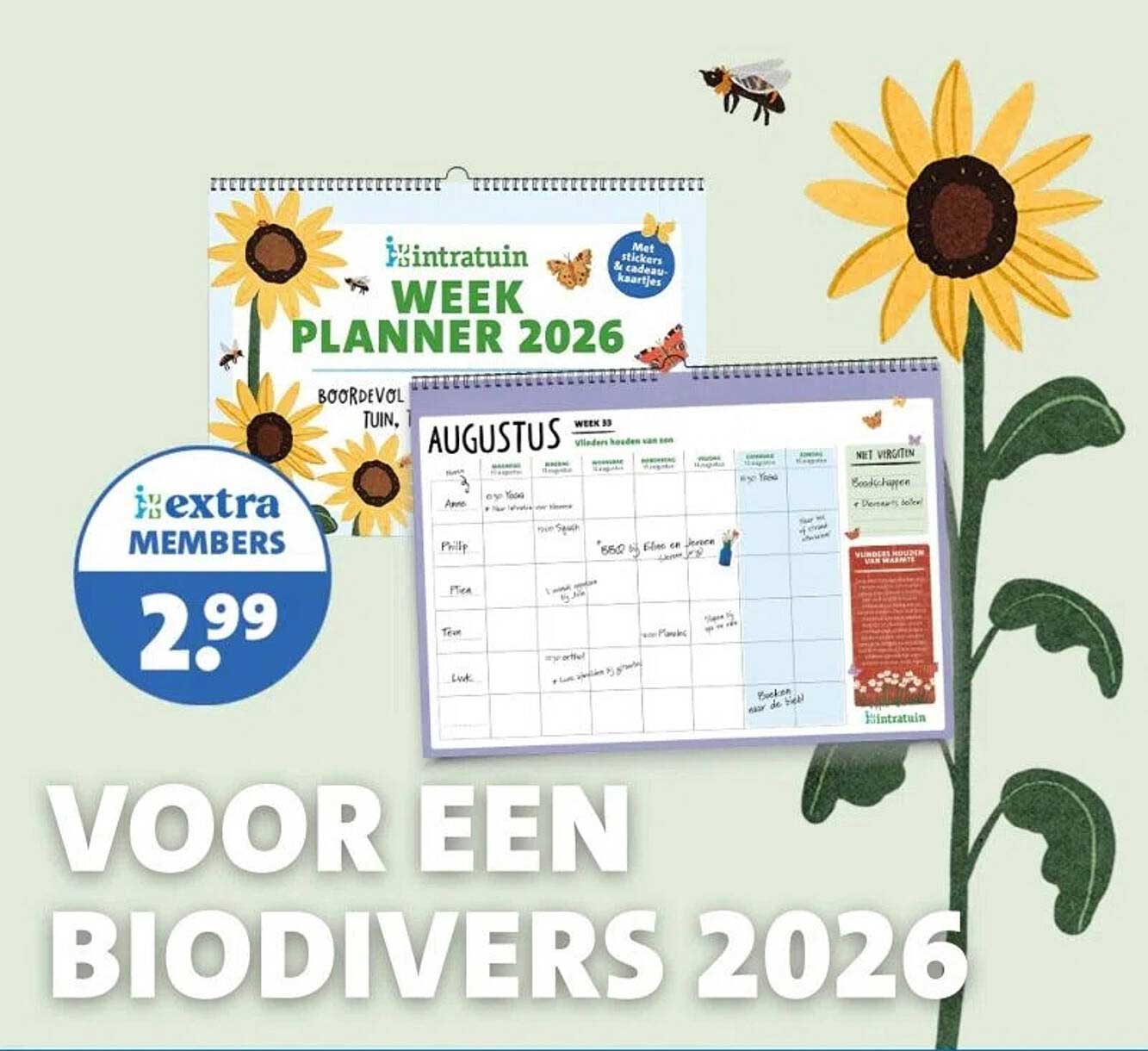 Week Planner 2026 Aanbieding bij Intratuin - FolderFeest.nl