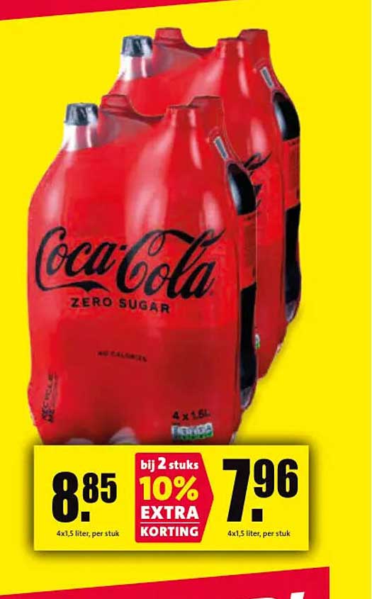 Coca-Cola Zero Sugar Aanbieding bij Nettorama - FolderFeest.nl