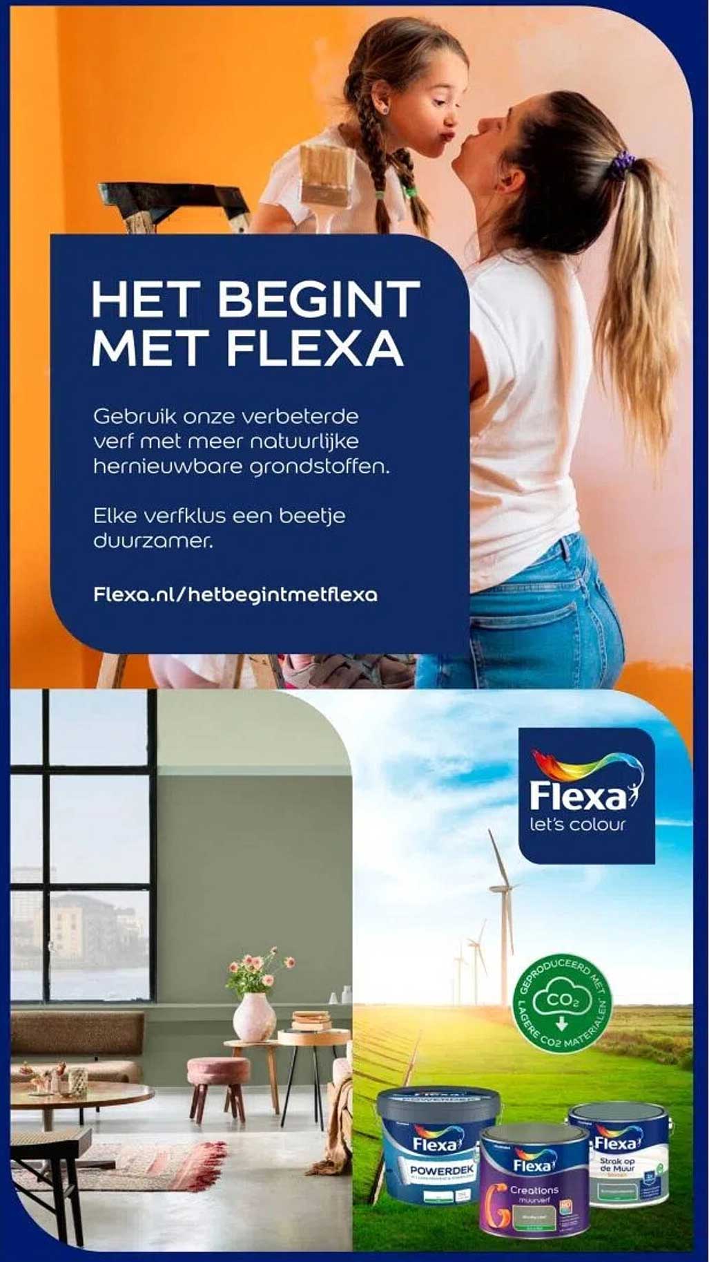 Het Begin T Met Flexa Aanbieding bij GAMMA - FolderFeest.nl