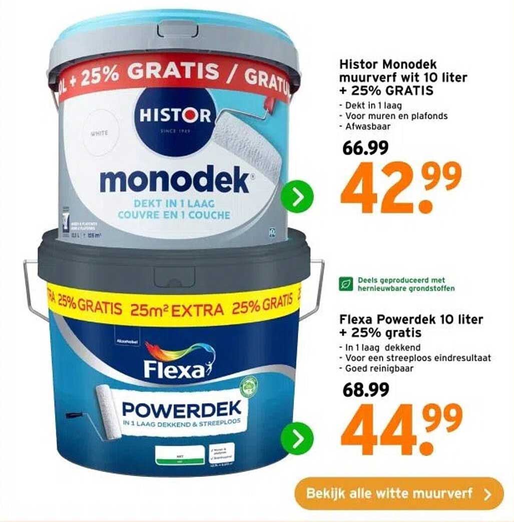 Histor Monodek Aanbieding bij Praxis - FolderFeest.nl