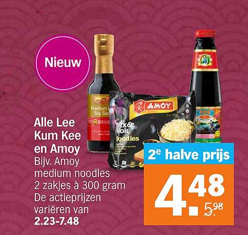 Alle Lee Kum Kee En Amoy aanbieding bij Albert Heijn