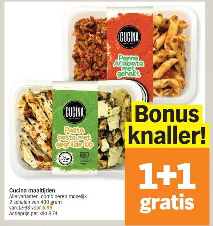 Cucina Maaltijden aanbieding bij Albert Heijn