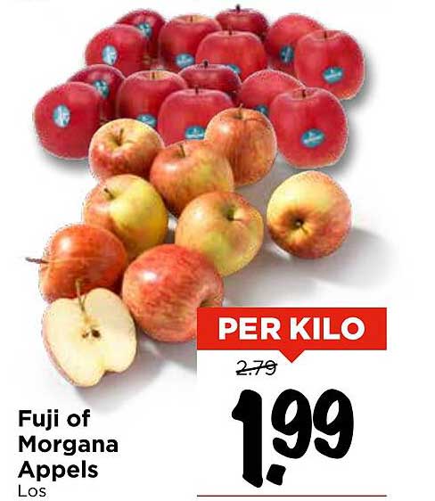 Fuji Of Morgana Appels Aanbieding bij Vomar - FolderFeest.nl