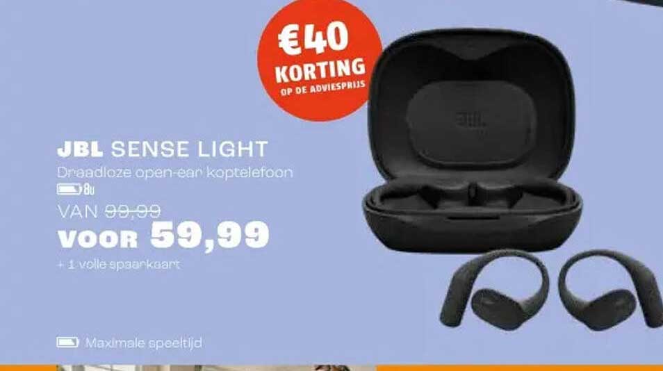 Jbl Sense Light Draadloze Open-Ear Koptelefoon Aanbieding bij Poiesz ...