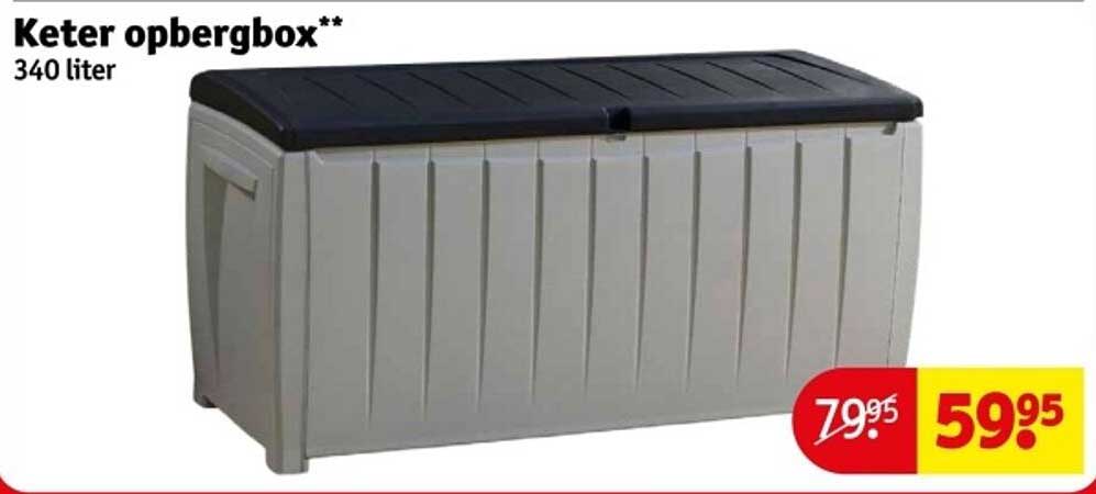 Keter Opbergbox** Aanbieding bij Kruidvat - FolderFeest.nl