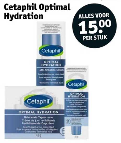 Cetaphil Optimal Hydration Aanbieding bij Kruidvat - FolderFeest.nl
