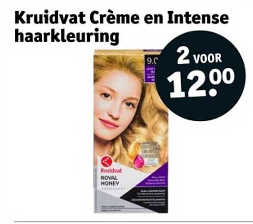 Kruidvat Crème En Intense Haarkleuring Aanbieding bij Kruidvat ...