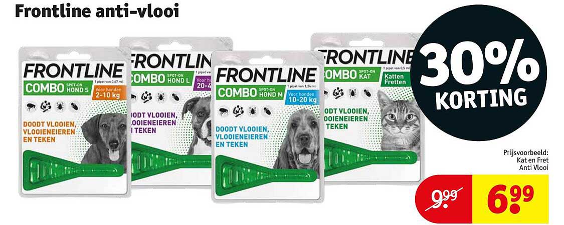 Frontline Anti-Vlooien aanbieding bij Kruidvat