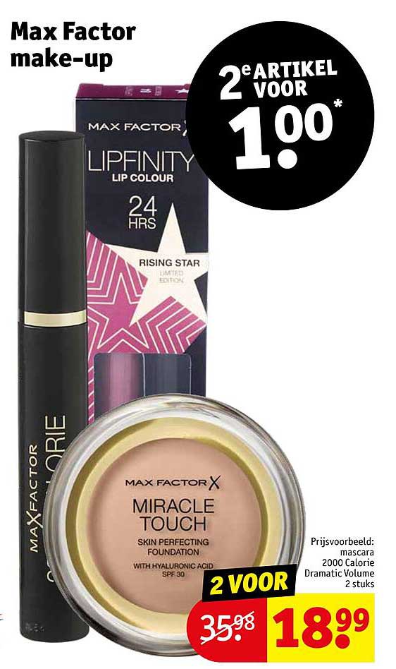 Max Factor Make-Up Aanbieding bij Kruidvat - FolderFeest.nl