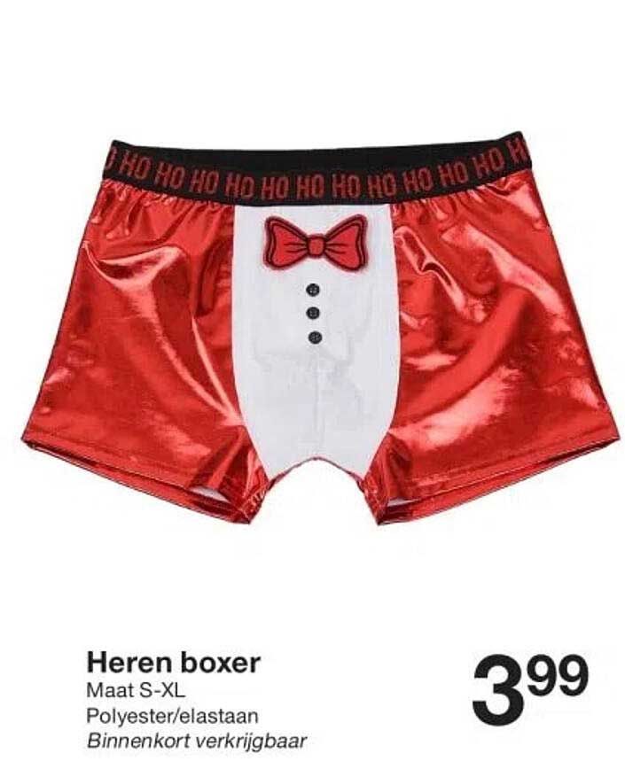 Heren Boxer Aanbieding bij Zeeman - FolderFeest.nl
