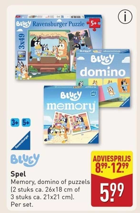 Spel Memory, Domino Of Puzzels Aanbieding bij ALDI - FolderFeest.nl