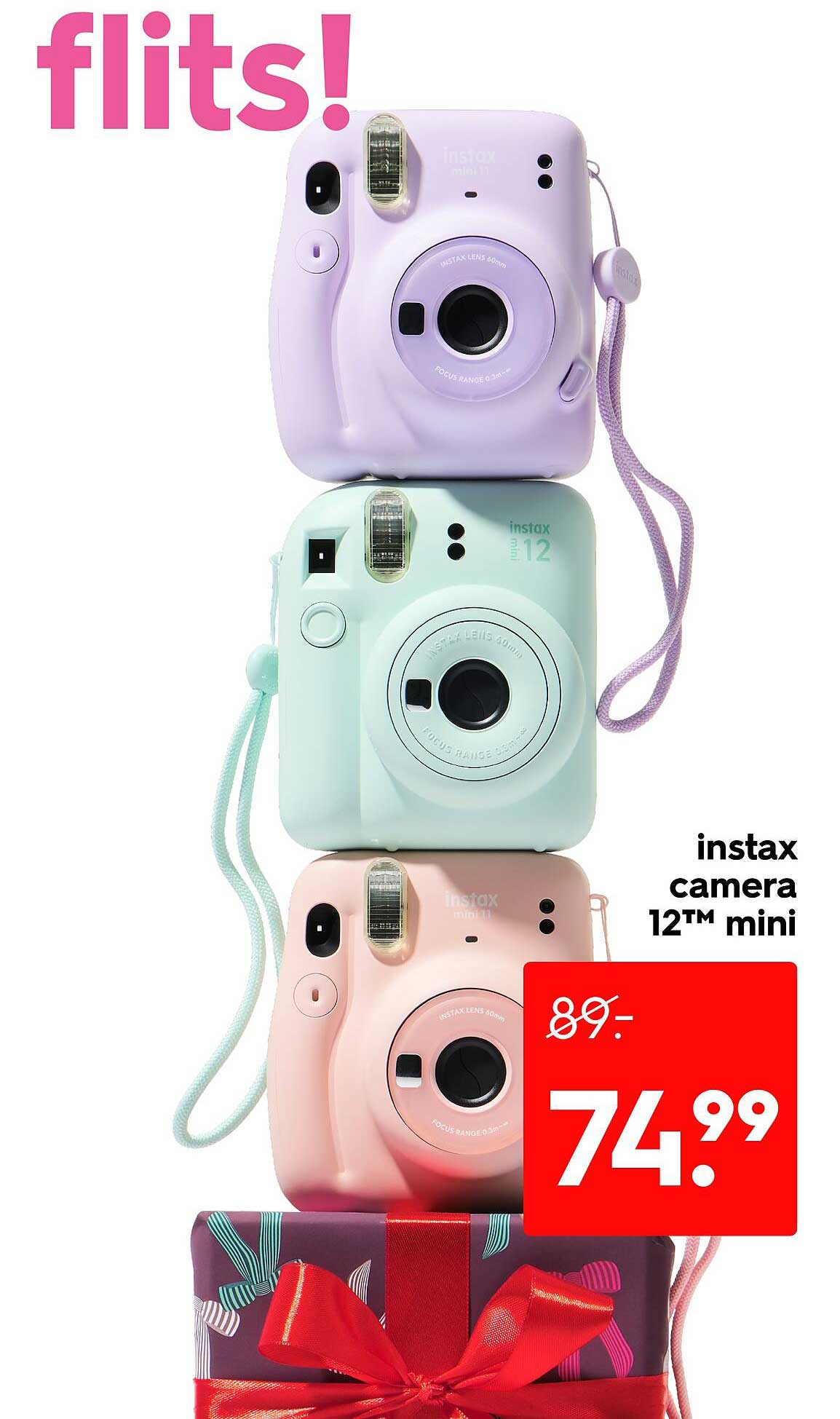 Instax Camera 12™ Mini Aanbieding bij HEMA - FolderFeest.nl