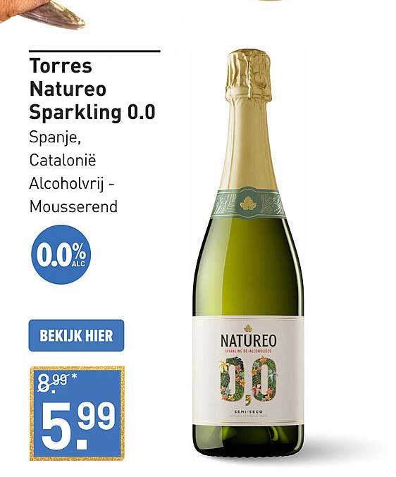 Torres Natureo Sparkling 0.0 Aanbieding bij Gall & Gall - FolderFeest.nl