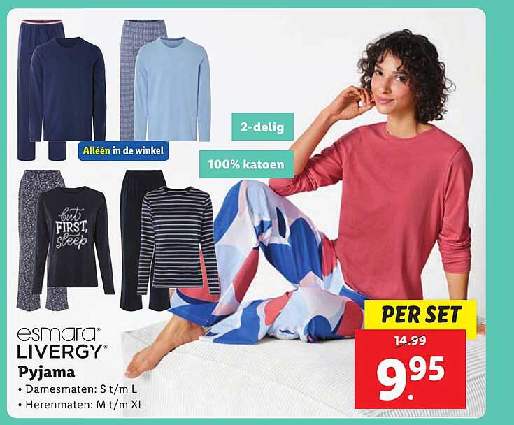 Esmara Livergy® Pyjama aanbieding bij Lidl