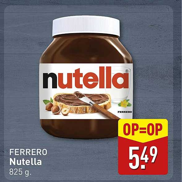 Ferrero Nutella aanbieding bij ALDI