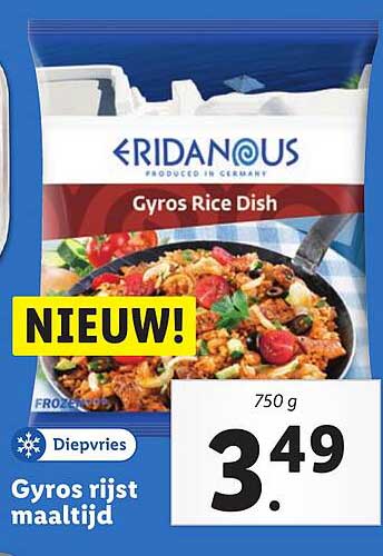 Gyros Rijst Maaltijd aanbieding bij Lidl