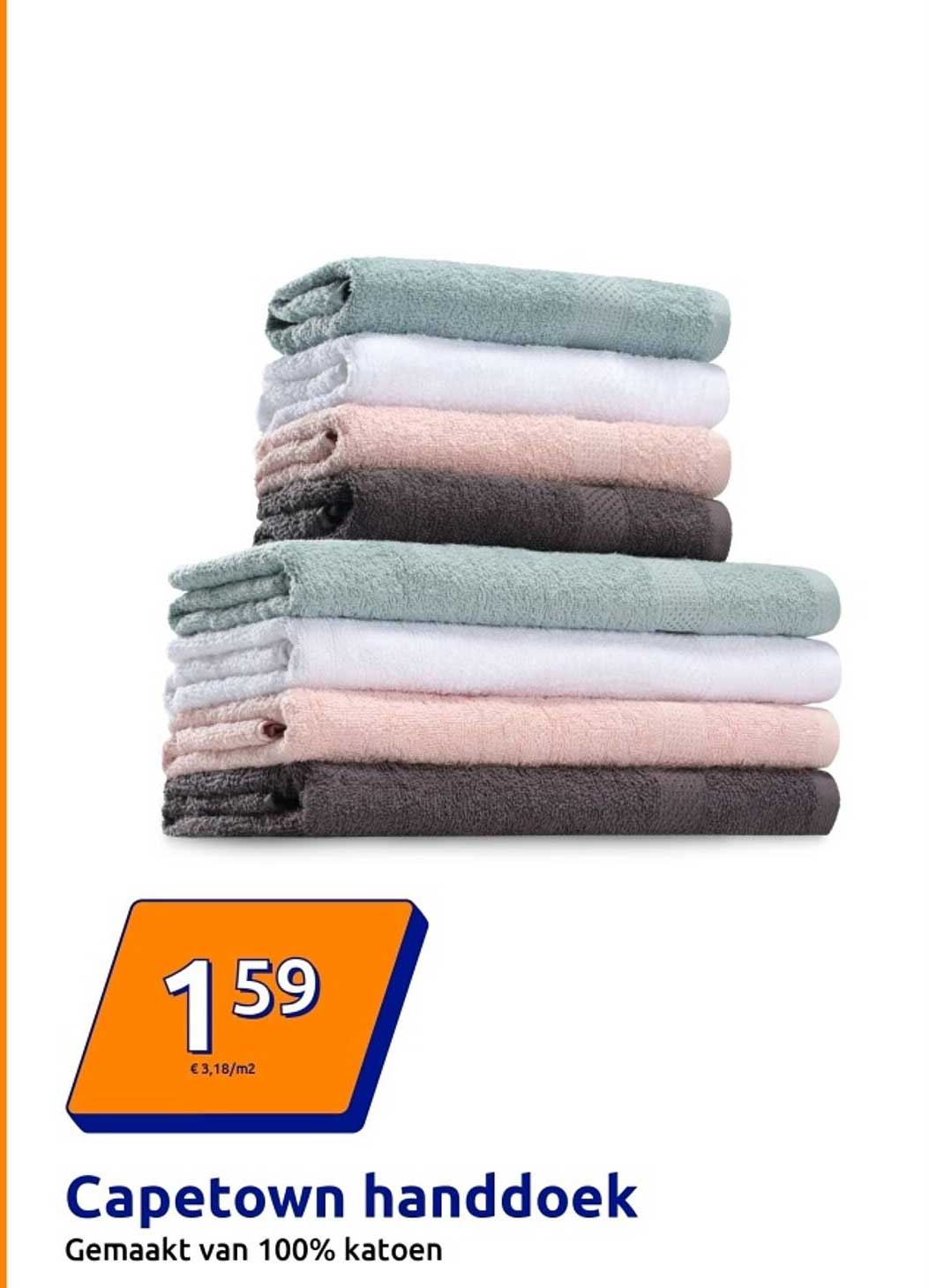 Handdoek Aanbieding bij Zeeman - FolderFeest.nl