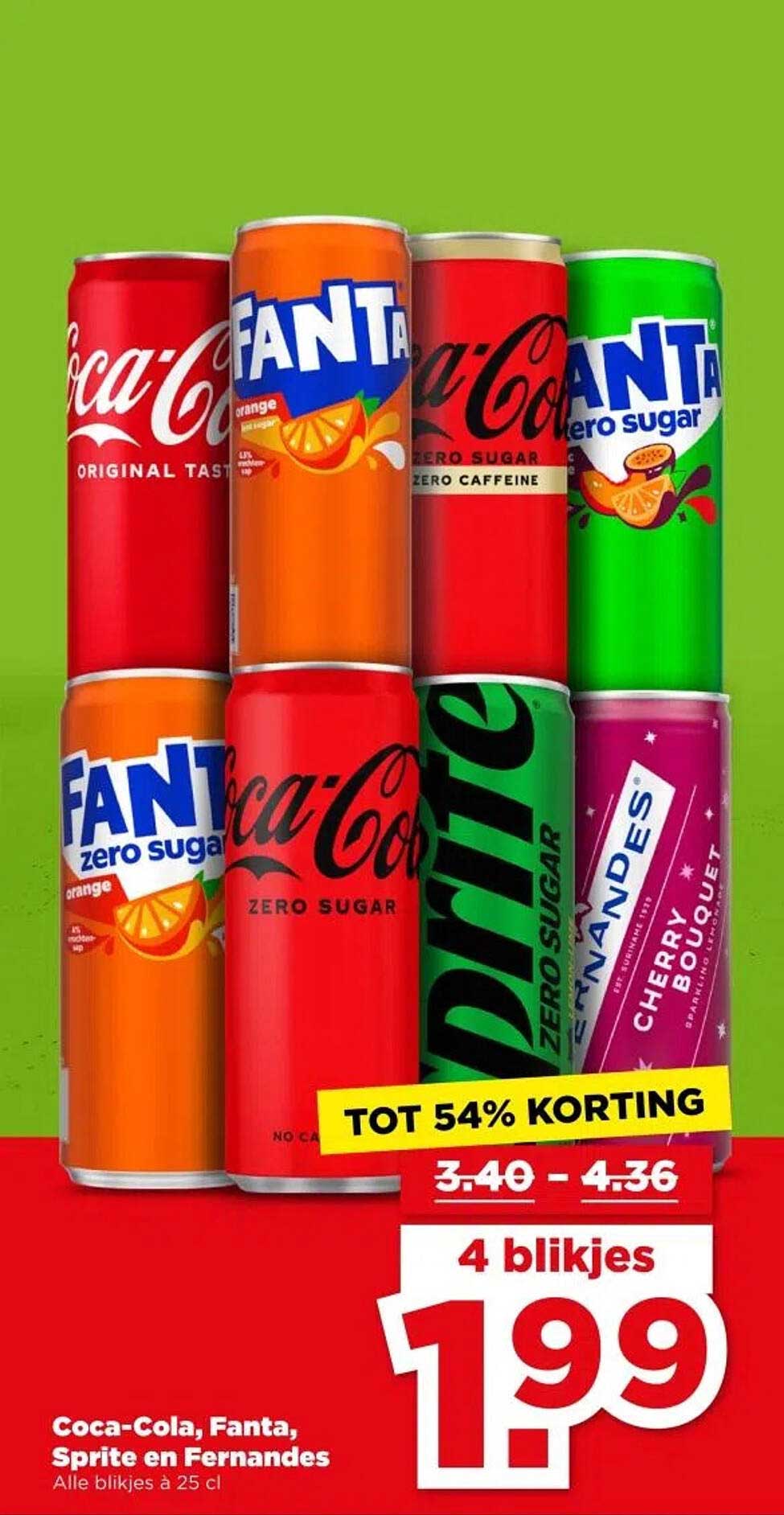 Coca-Cola In De Varianten Regular En Zero 2 L Aanbieding bij Lidl ...