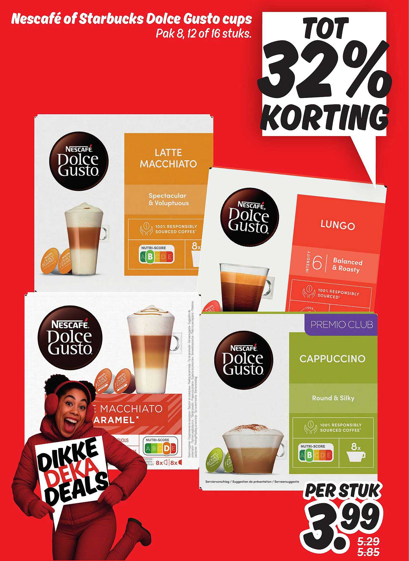 Alle Nescafé Of Starbucks Dolce Gusto 12 En 16 Capsules Aanbieding bij ...