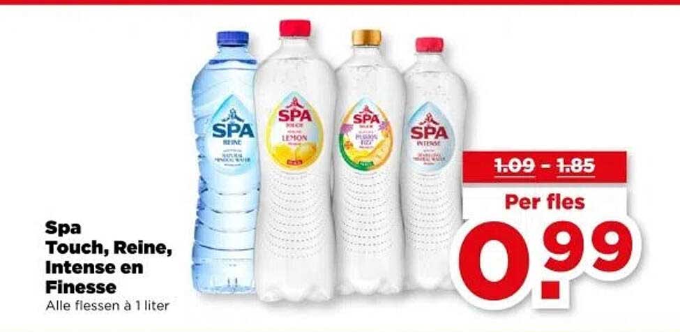 Spa Touch, Reine, Intense En Finesse Alle Flessen À 1 Liter Aanbieding ...