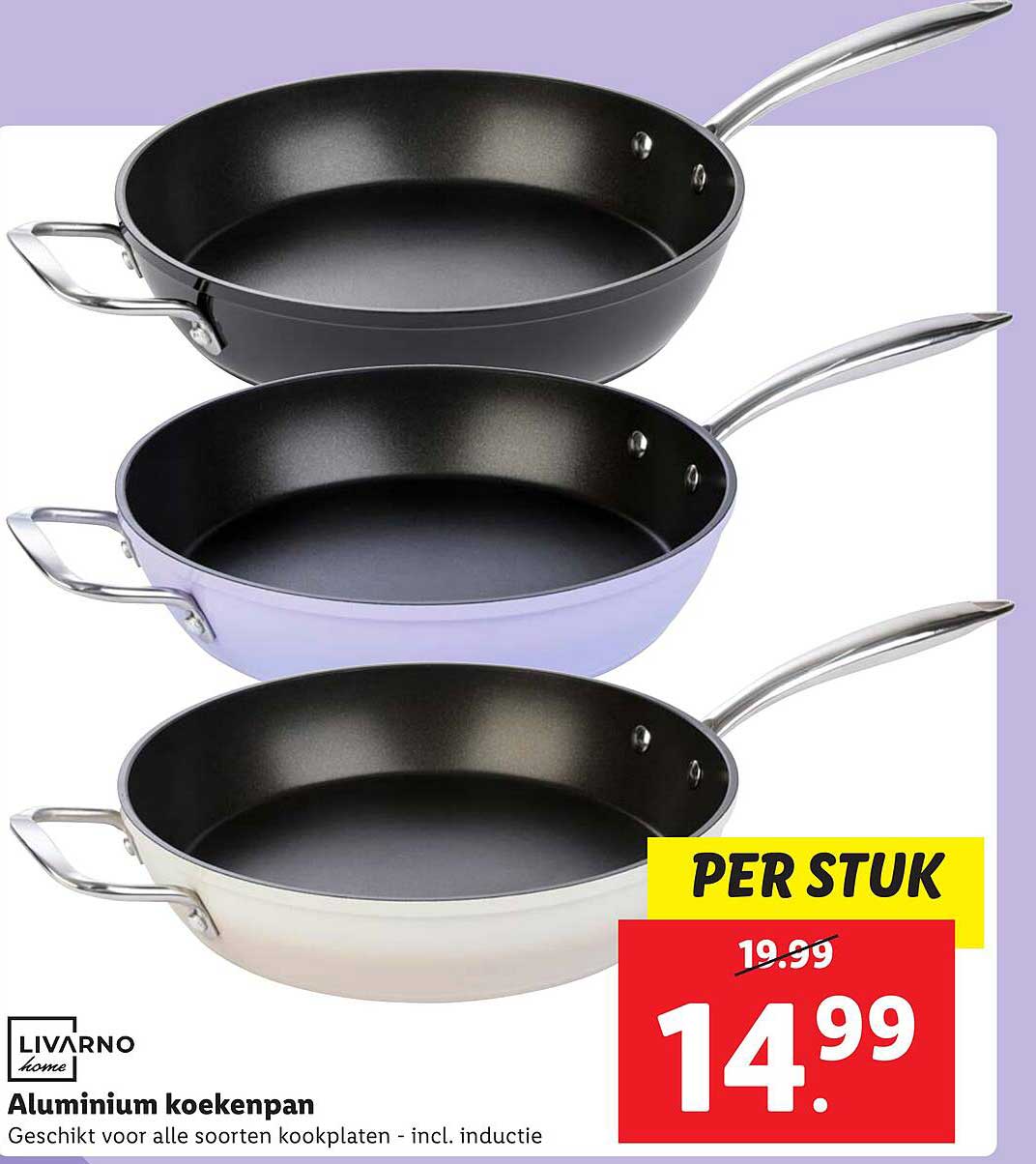 Aluminium Koekenpan Aanbieding bij Lidl - FolderFeest.nl