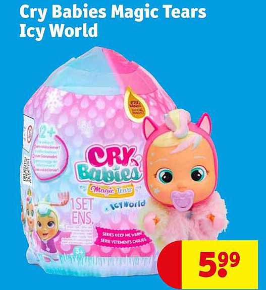 Cry Babies Magic Tears Icy World aanbieding bij Kruidvat