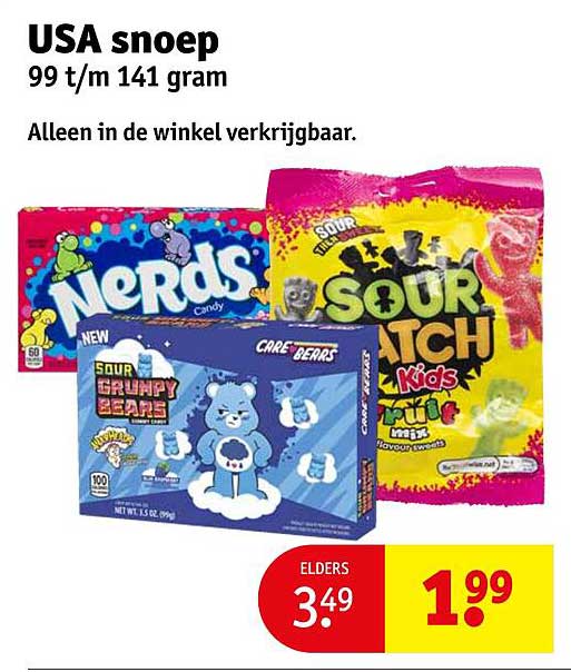 Usa Snoep aanbieding bij Kruidvat