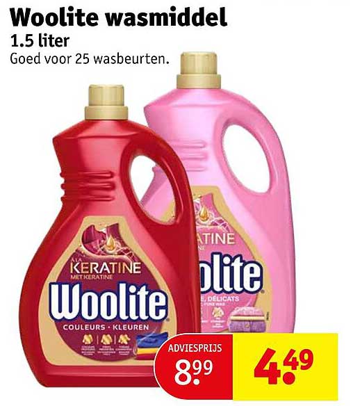 Woolite Wasmiddel Aanbieding bij Kruidvat - FolderFeest.nl