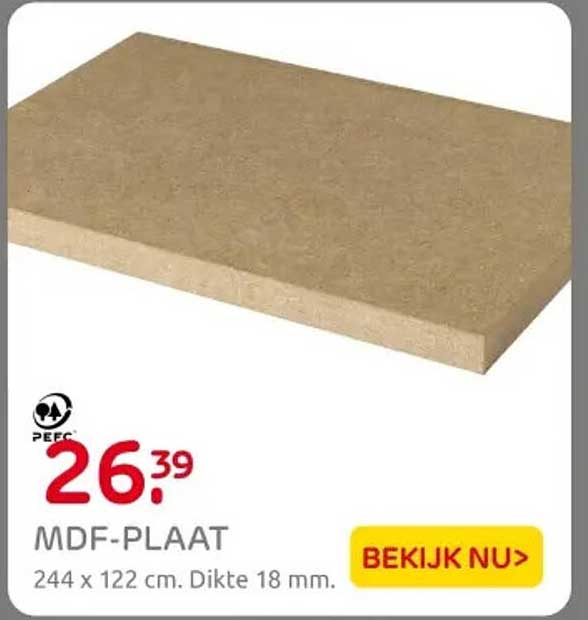 Mdf-Plaat Aanbieding bij Praxis - FolderFeest.nl